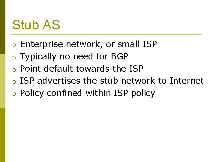 BGP Protocol Configuration Af NOG Border Gateway Protocol