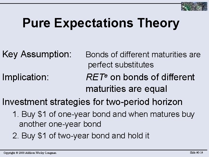 Chapter Five THE RISK AND TERM STRUCTURE OF