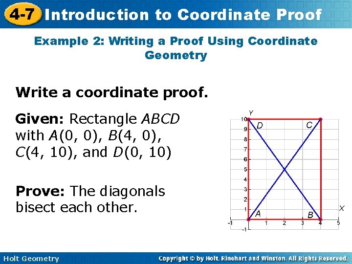 4 7 Introductiontoto Coordinate Proof Warm Up Lesson