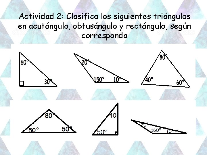 Clase 9 TRINGULOS Luz Abarca Objetivo Comprender propiedad