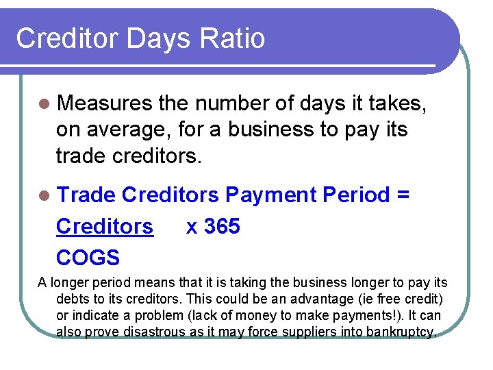 Efficiency Ratio Analysis HL Unit 3 6 Source