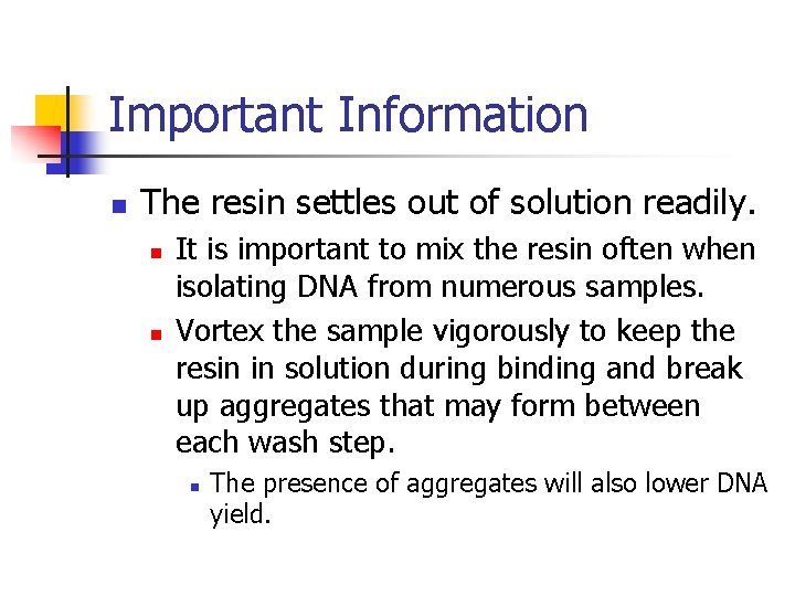 DNA IQ Extraction Presented by Robert OBrien Training