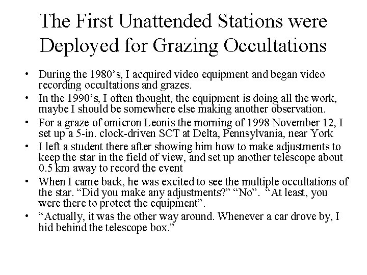 Welcome to the International Occultation Timing Association 2010