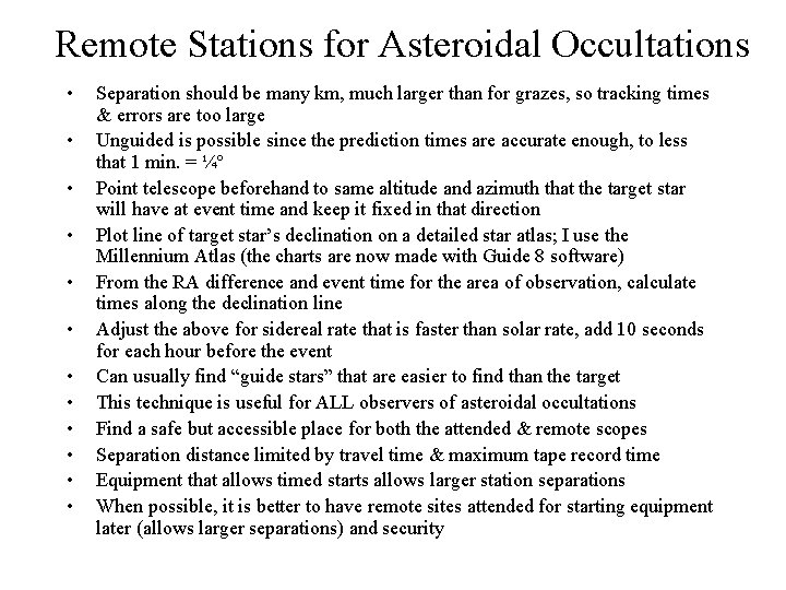 Welcome to the International Occultation Timing Association 2010