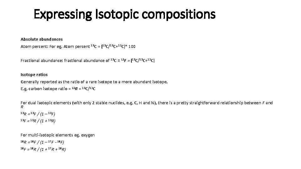 Biogeochemistry I Introduction to Isotopes Prosper Zigah Woods