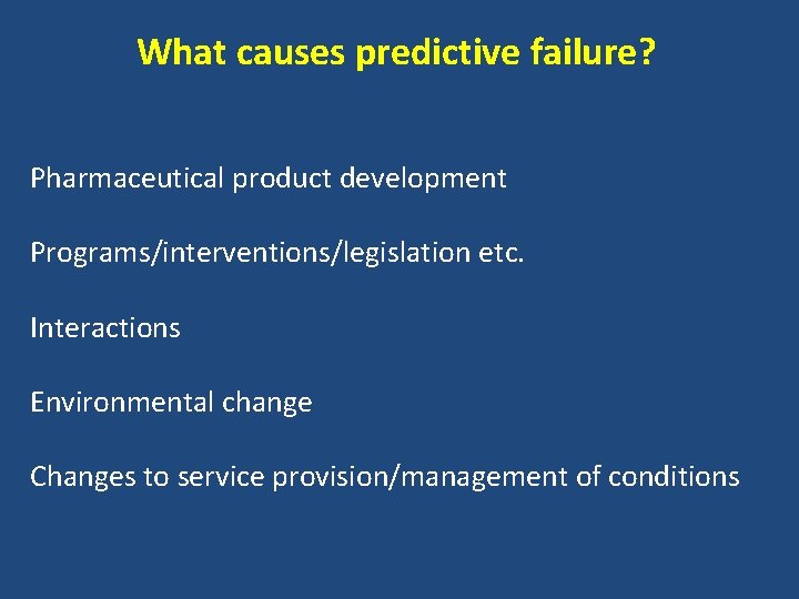 Wellbeing of Future Generations Act PHWO projections tool