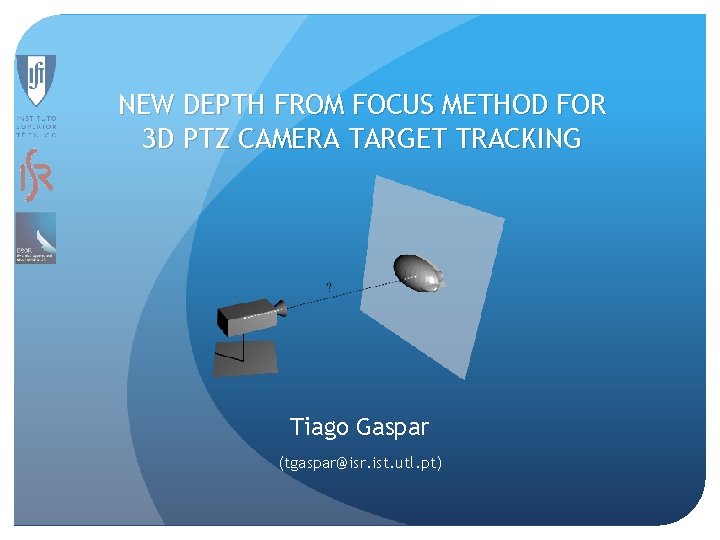 NEW DEPTH FROM FOCUS METHOD FOR 3 D