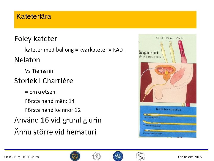 AKUT UROLOGI Lars Henningsohn lrare i urologi Akut