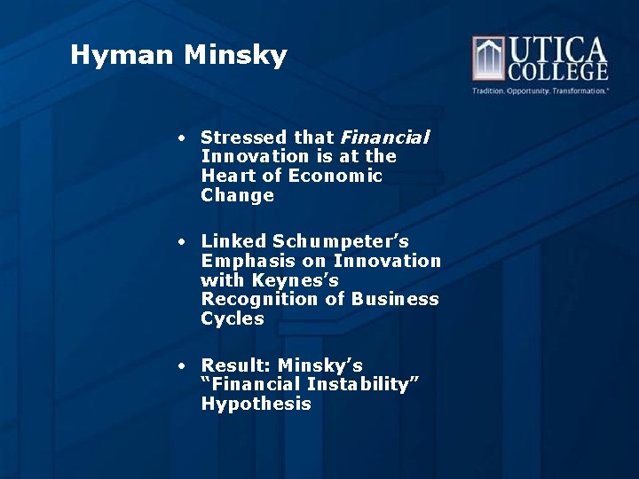 From Bubble to Bust A Minsky Moment in