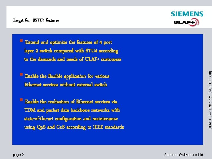 V 4 1 BSTU 4 Features and Applications