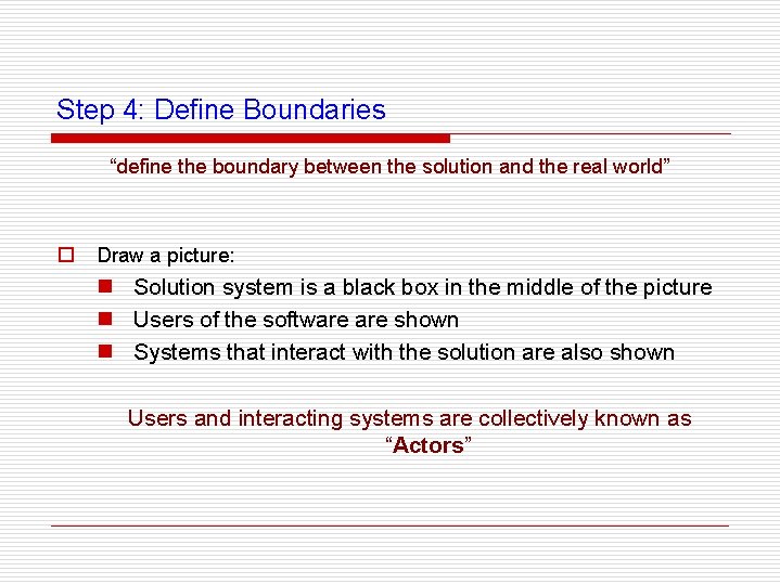 Analyzing the Problem Continued and Product Features and