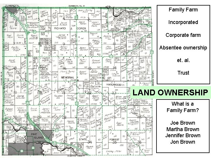 MODERN CROP FIELDS HISTORIC CROP ROTATION HISTORIC CROP