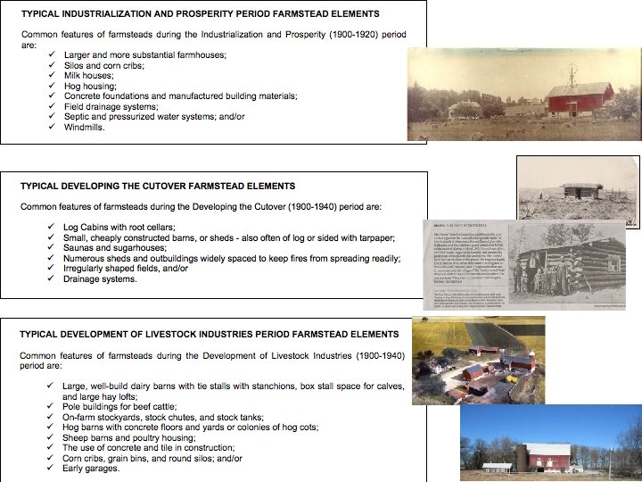 MODERN CROP FIELDS HISTORIC CROP ROTATION HISTORIC CROP