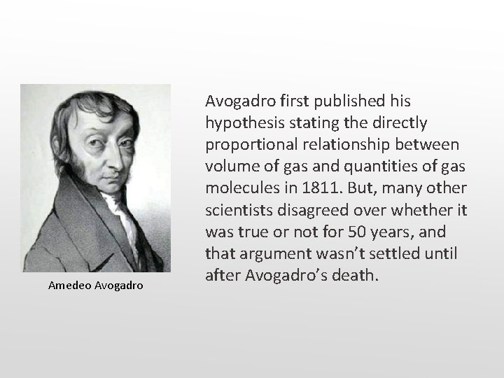 AVOGADROS HYPOTHESIS Science Original Article Link to the
