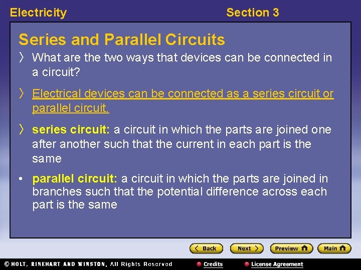 Electricity Section 3 What Are Circuits What is