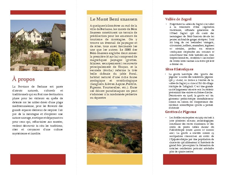 La Rgion de Berkane La Province est dote