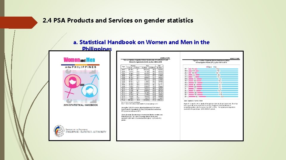 Mainstreaming Gender Statistics in the Philippine Statistical System