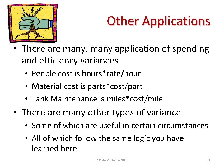 Calculate Spending And Efficiency Variances Principles of Cost