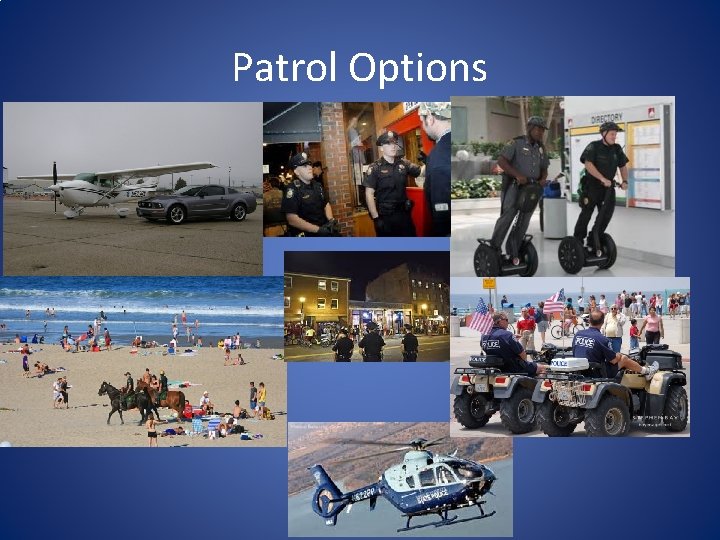 Patrol Procedures Chapter 3 Traditional Methods Administrative Activities