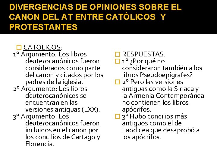 LA FORMACIN DEL CANON DEL ANTIGUO TESTAMENTO Pr
