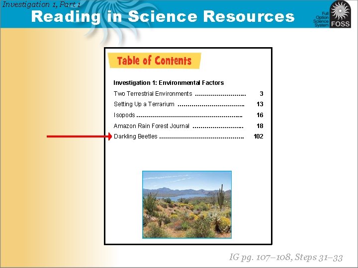 ENVIRONMENTSInvestigation 1 Part 1 Investigation 1 Environmental Factors