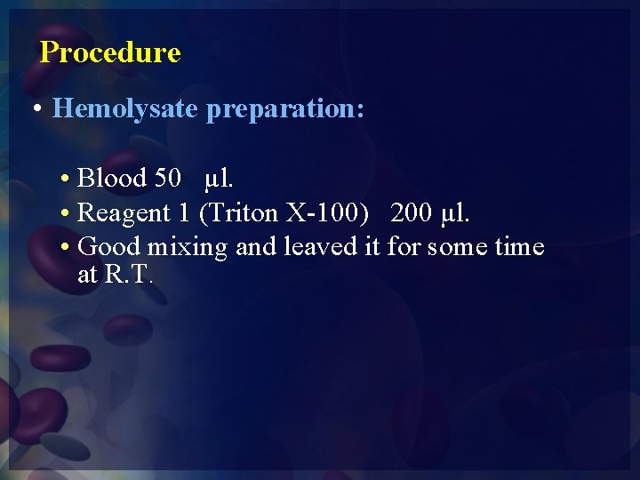 Practical Hematology Lab LAB 6 Hemoglobin A 2