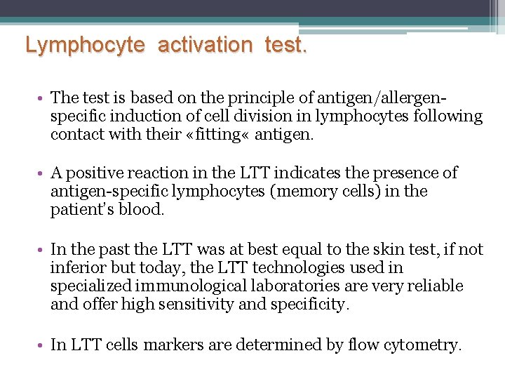 Diagnosis of cellmediated responses Diagnosis of cellmediated responses