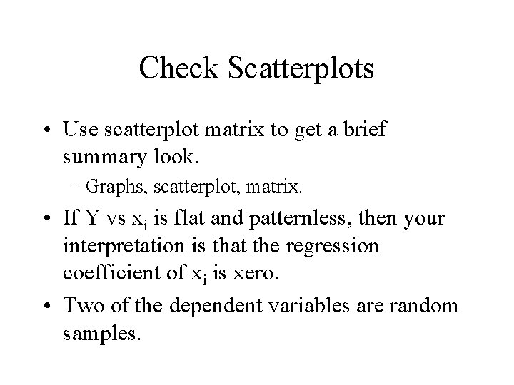 Chapter 22 Building Multiple Regression Models Generalization of