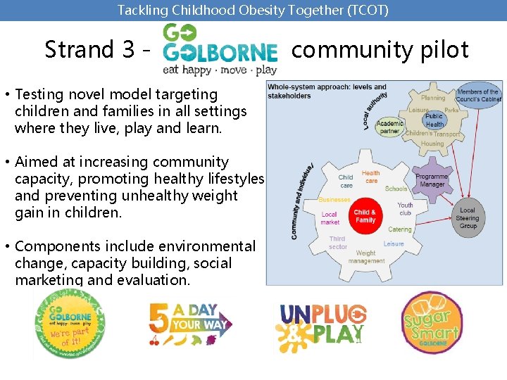 Tackling Childhood Obesity Together TCOT A WholeSystem Approach
