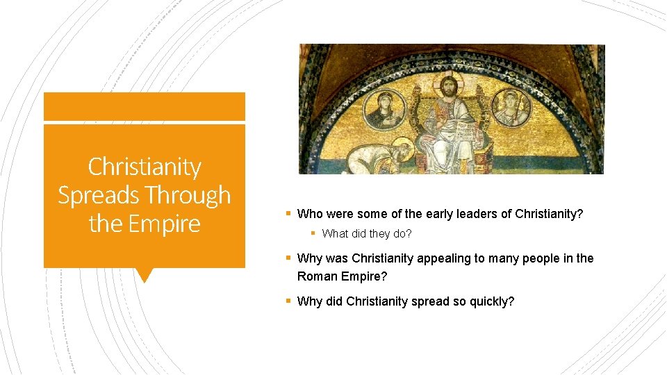 Chapter 8 Lesson 1 The First Christians Unit