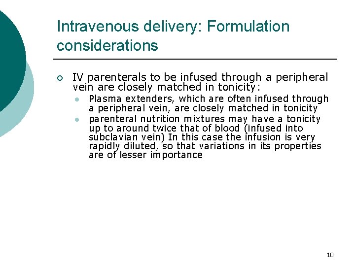 Parenteral Drug Delivery Dr Mohammad Issa 1 2