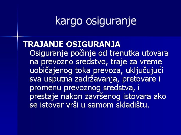 8 OSIGURANJE Osiguranje predstavlja instituciju koja nadoknauje tete