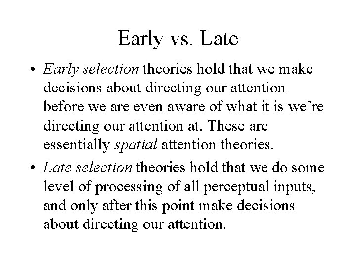 The neurology of attention How does the brain