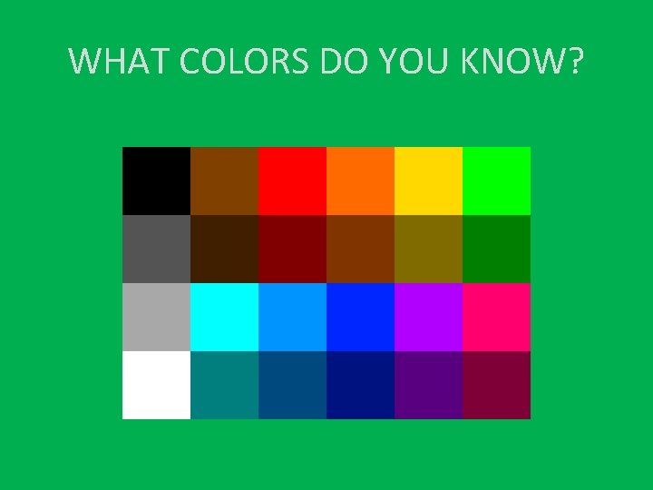 WHAT IS THIS WHAT COLOR IS IT ITS