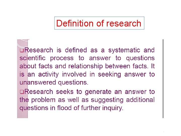 Research Methodology Chapter 1 Dr Areefa Albahri Assistant