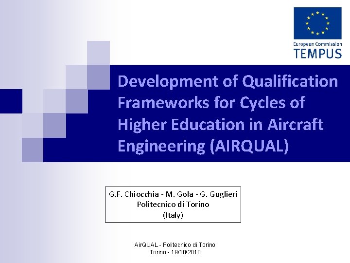 Development of Qualification Frameworks for Cycles of Higher