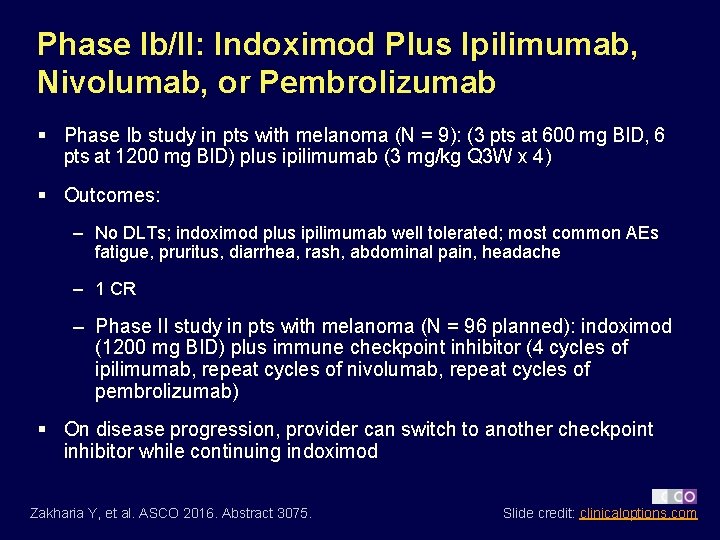 IDO Inhibitors in Cancer Immunotherapy Geoffrey T Gibney