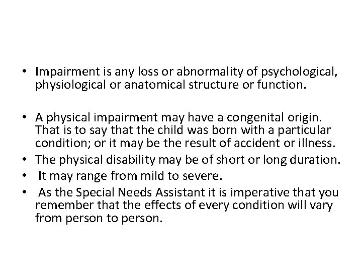Unit 2 Cerebral Palsy and Spina Bifida I