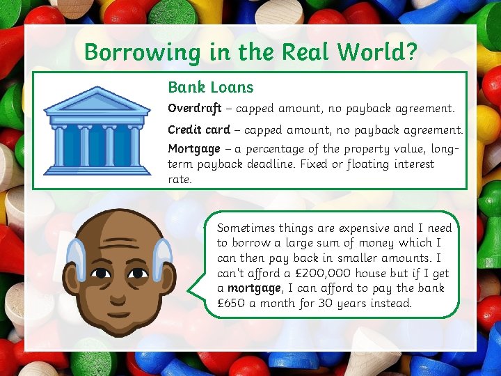 Borrowing and Lending What Is Giving and Lending