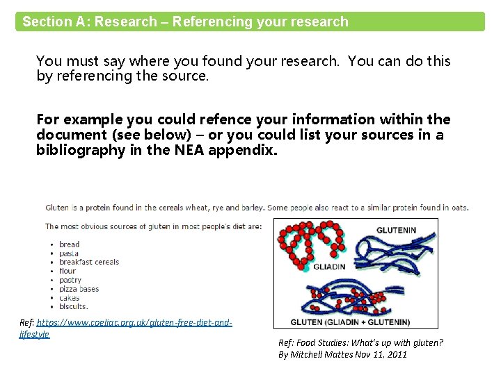 Year 11 NEA Week 1 GCSE Food Preparation
