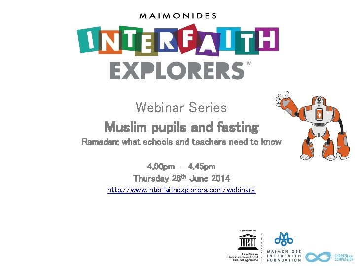 Webinar Series Muslim pupils and fasting Ramadan what
