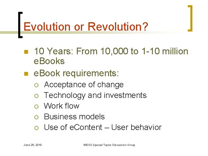 The Evolution of e Content Publishing in Europe