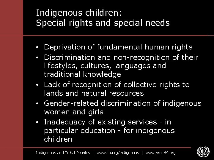 Indigenous children and child labour Towards a rightsbased