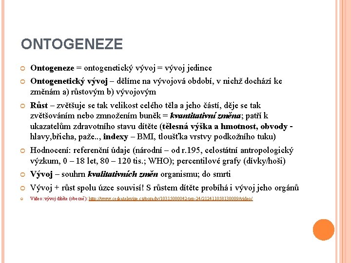 BIOLOGIE DTTE A ZDRAVOVDY 1 A 2 ZKLADY