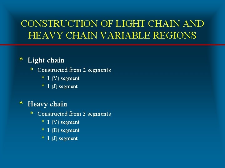 ANTIBODY STRUCTURE AND THE GENERATION OF BCELL DIVERSITY