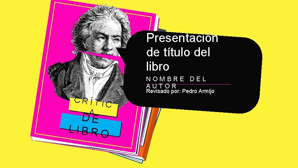 Presentacin de ttulo del libro NOMBRE DEL AUTOR