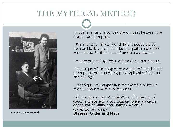 THOMAS STEARNS ELIOT Grando Asia 5 ALS TABLE