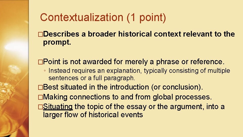 How to write a Document Based Question AP