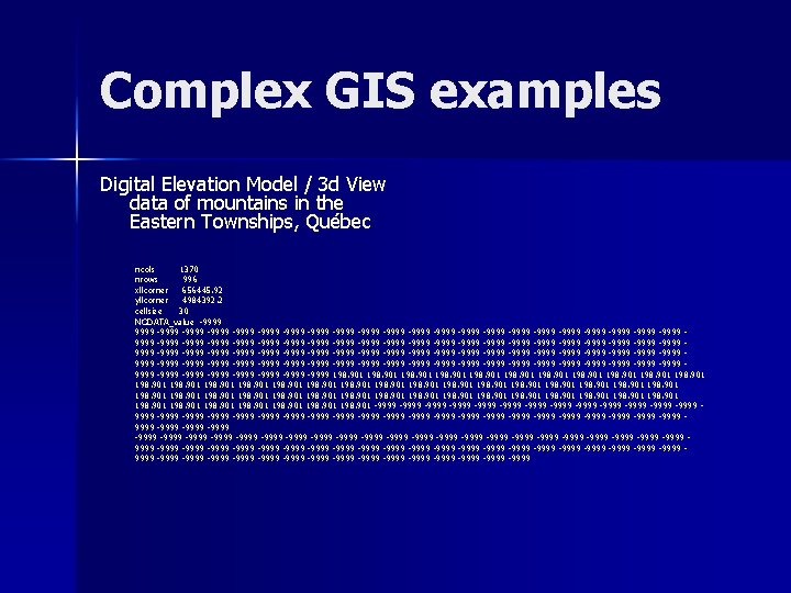 Introduction to Geographic Information Systems GIS using Arc