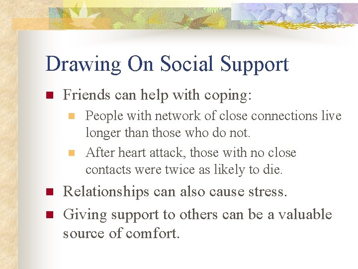 Health Stress and Coping Chapter 15 Health stress